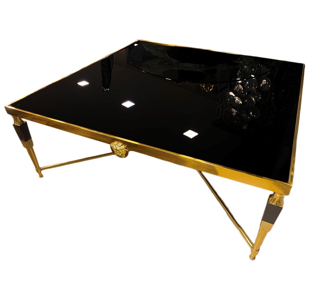 Marble and Gold Center Table - Spot Design